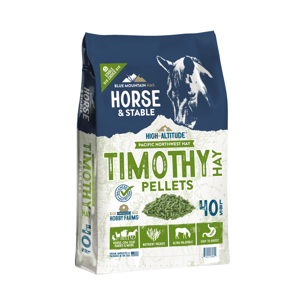 Blue Mountain Hay Timothy Pellets – Pittsboro Feed