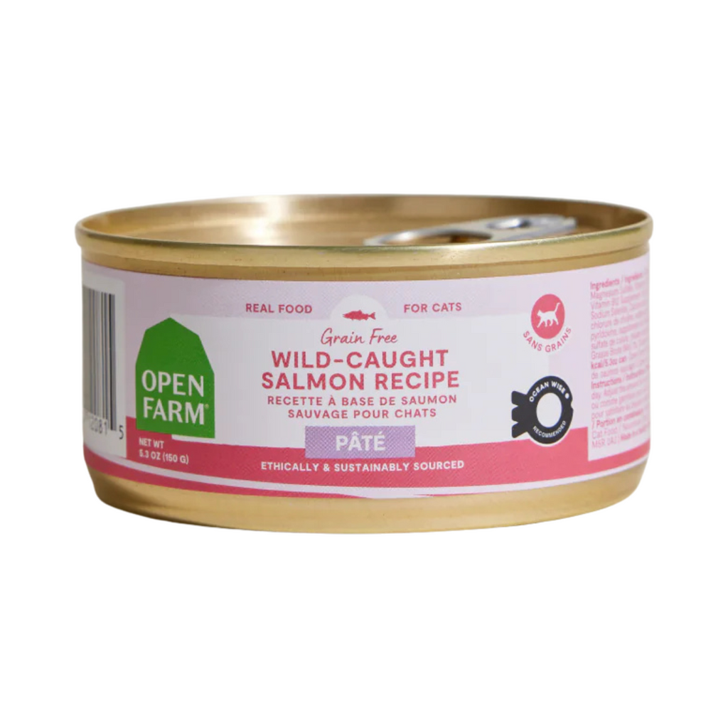 Open Farm Grain Free Wild-Caught Salmon Cat Canned – Pittsboro Feed