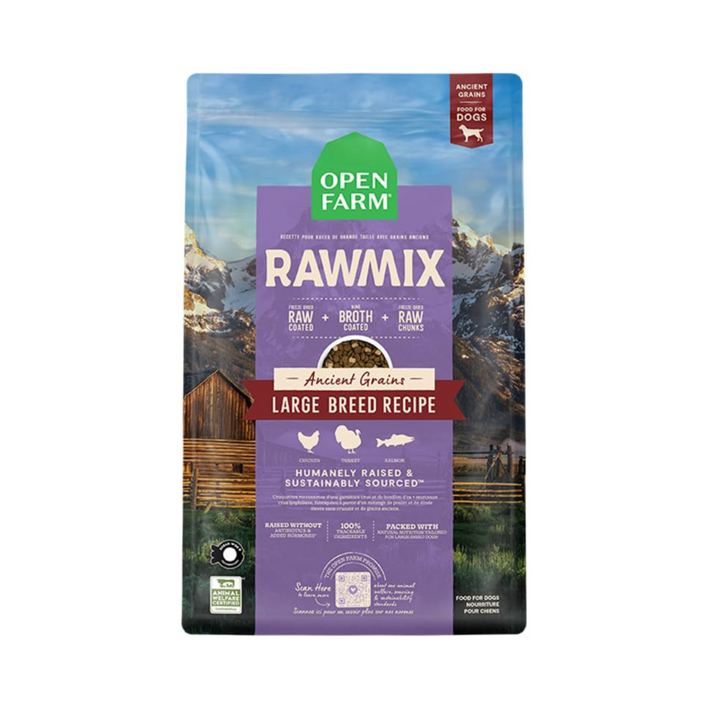 Open Farm Rawmix Ancient Grain Large Breed Dry Dog Food – Pittsboro Feed