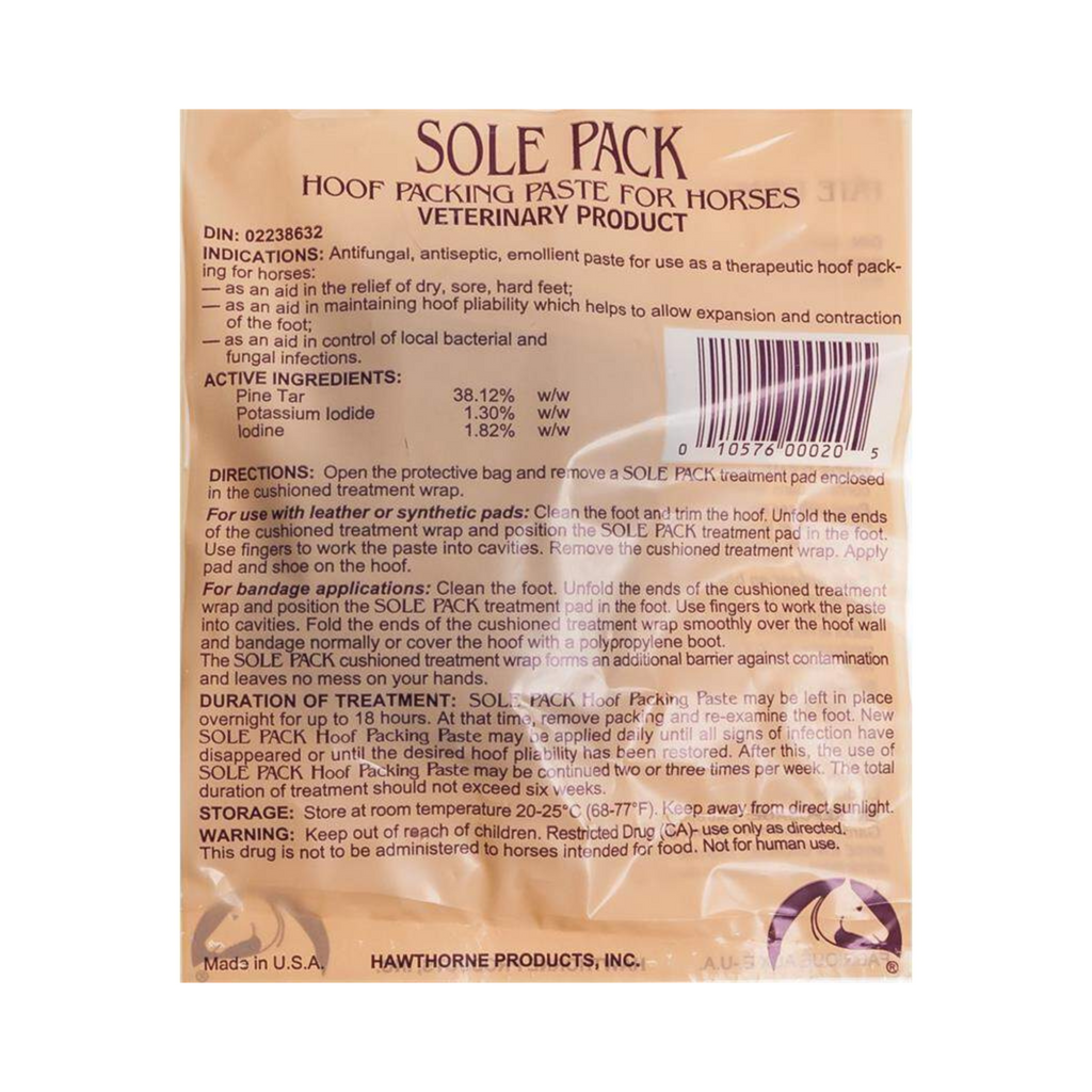 Sole Pack Medicated Hoof Packing Paddie – Pittsboro Feed