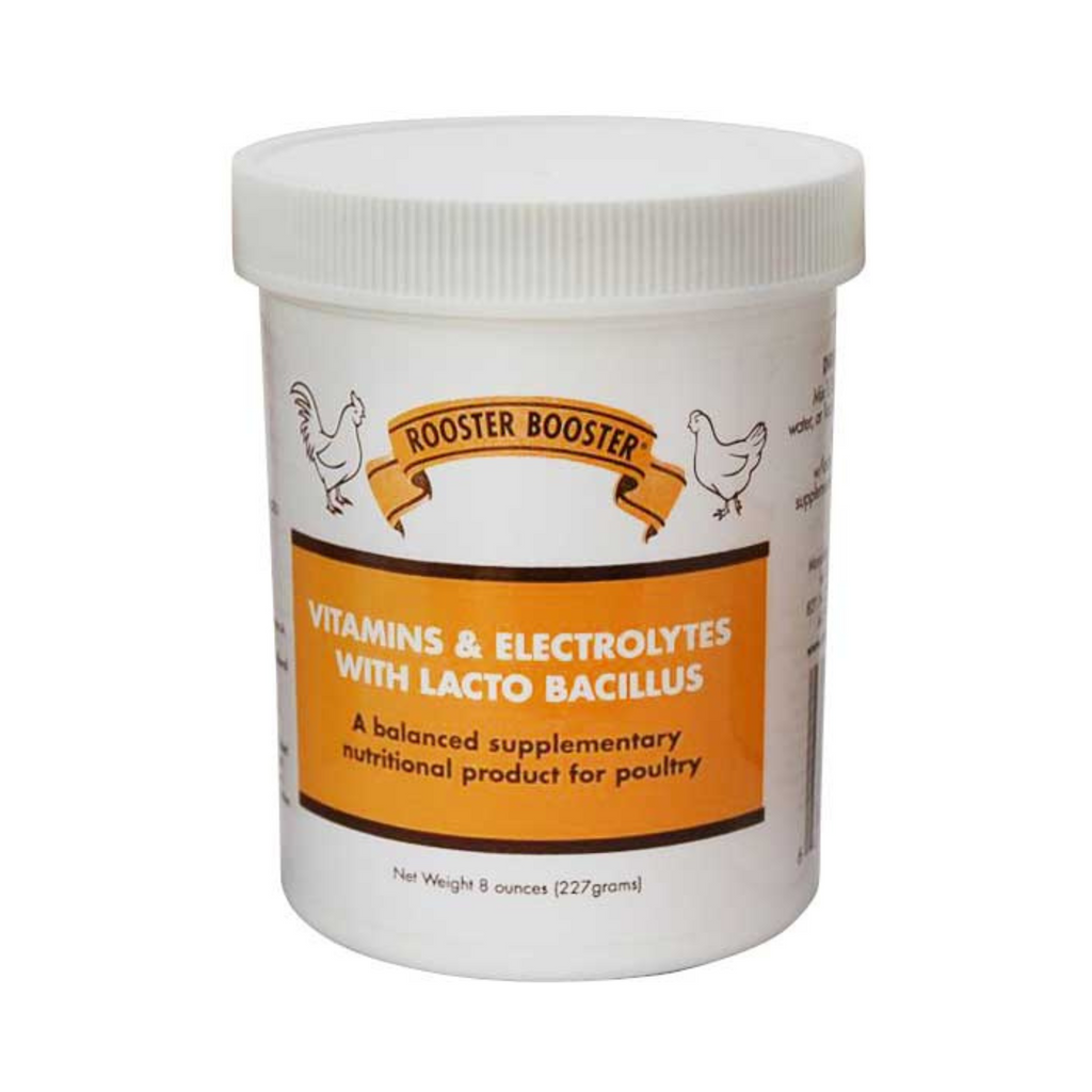 Rooster Booster Vitamins & Electrolytes Lacto Bacillus Poultry Supplem ...