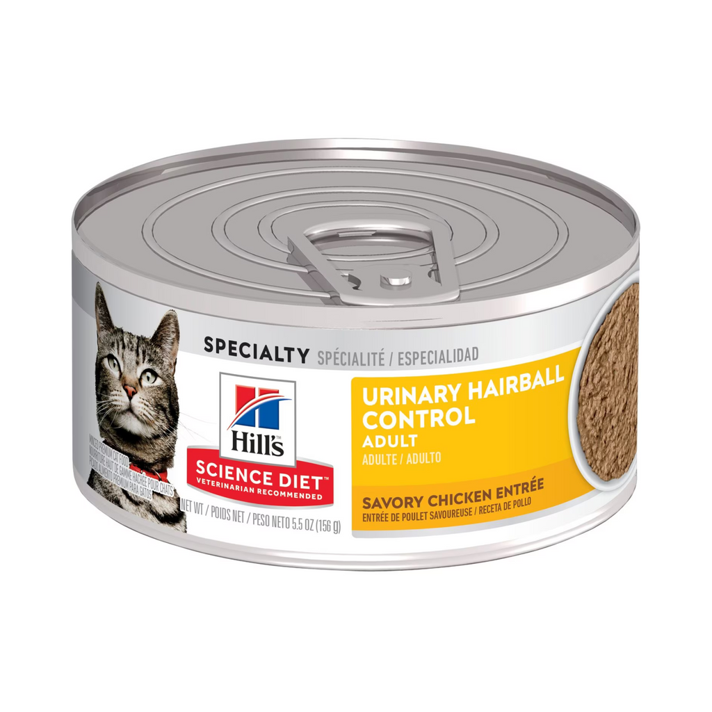 Hill's Science Diet Urinary Hairball Control Savory Chicken Entrée Adu ...