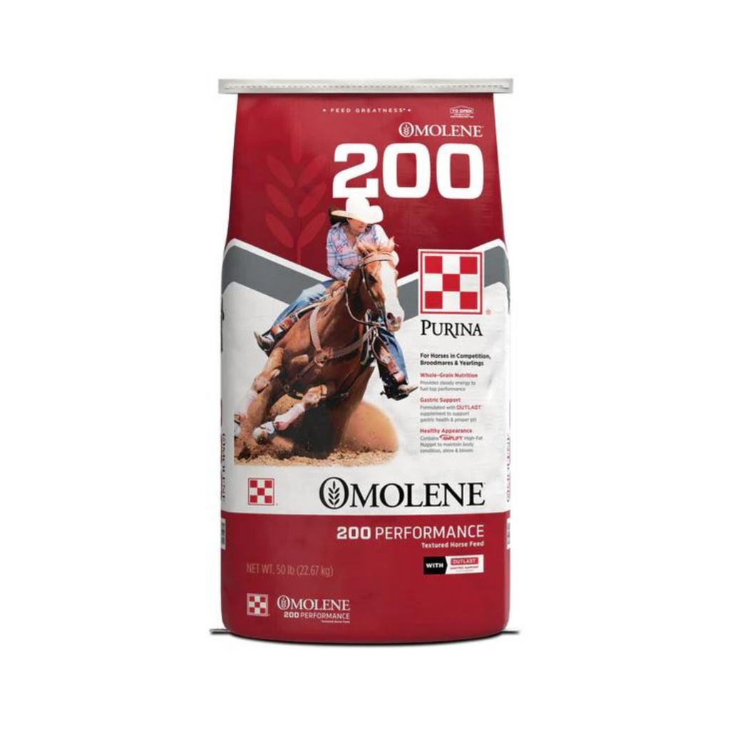 Purina Omolene #200 Performance Horse Feed – Pittsboro Feed