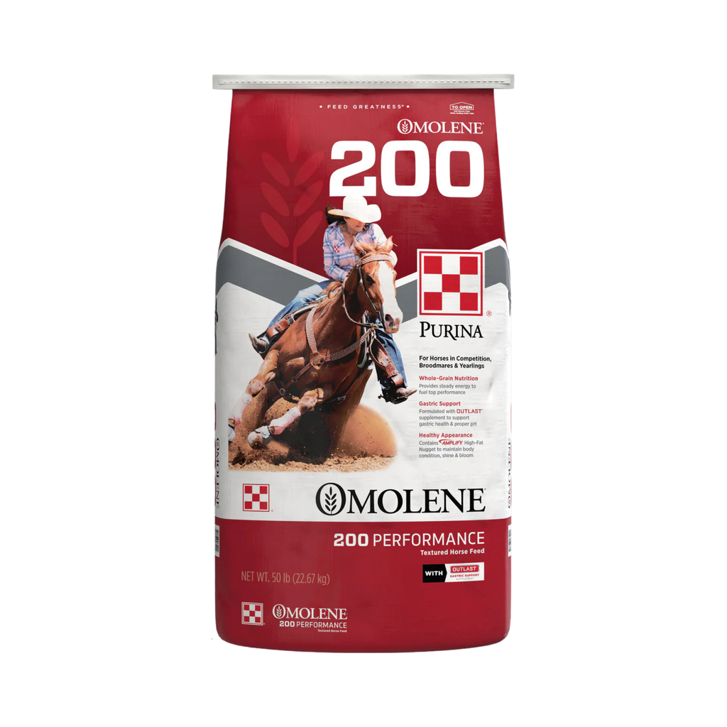 Purina Omolene #200 Performance Horse Feed – Pittsboro Feed