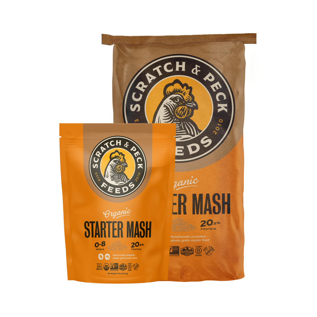 Scratch & Peck Feeds Organic Chicken & Duck Starter Mash – Pittsboro Feed