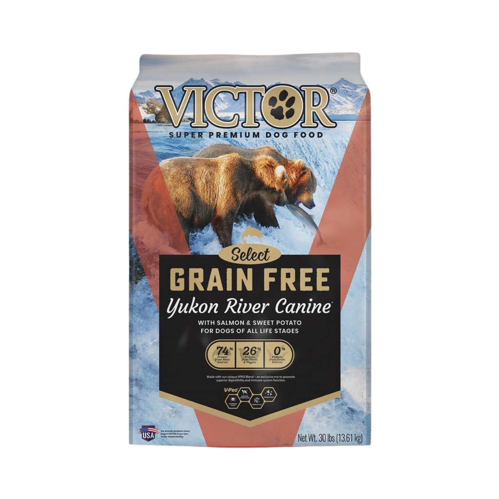Victor Grain Free Yukon River Salmon and Sweet Potato Dry Dog Food ...