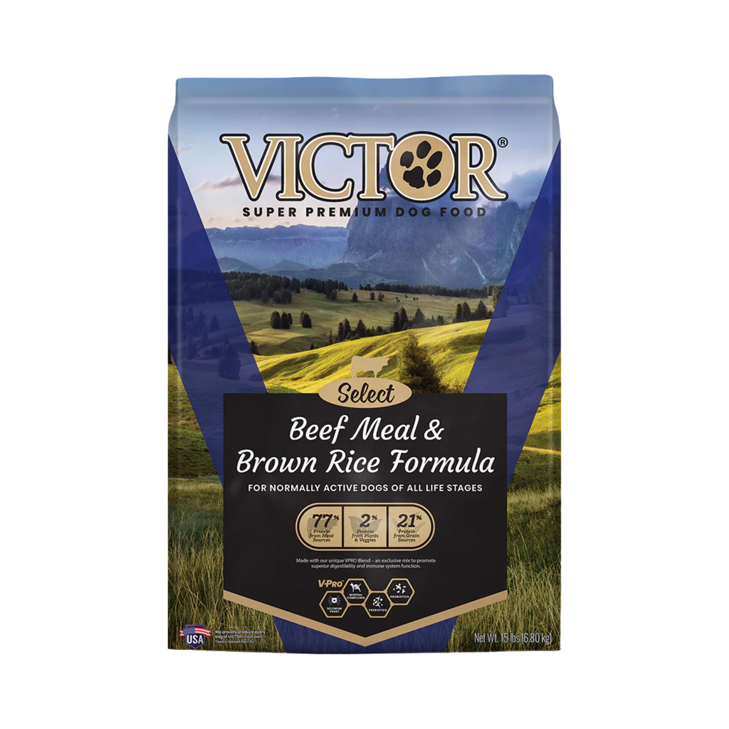 Victor Select Beef Meal and Brown Rice Dry Dog Food – Pittsboro Feed