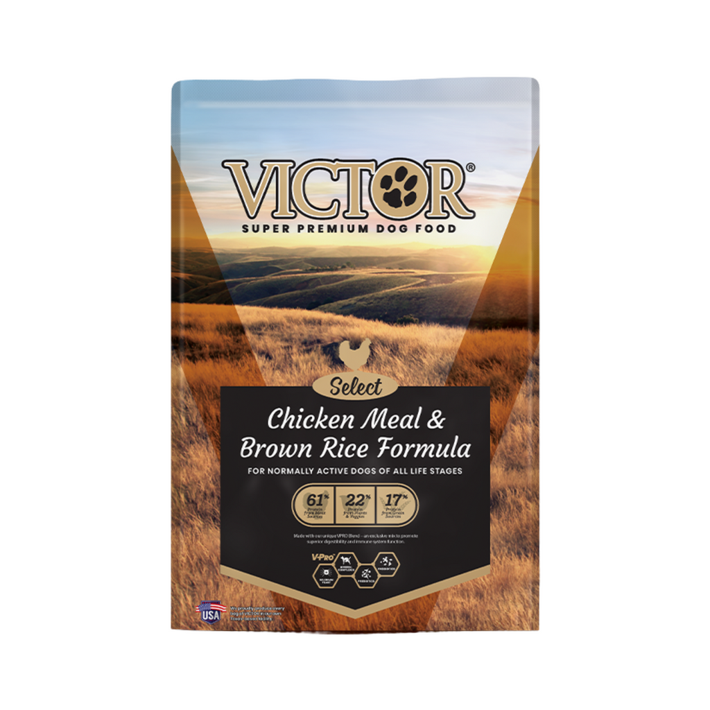 Victor Select Chicken Meal and Brown Rice Dry Dog Food – Pittsboro Feed