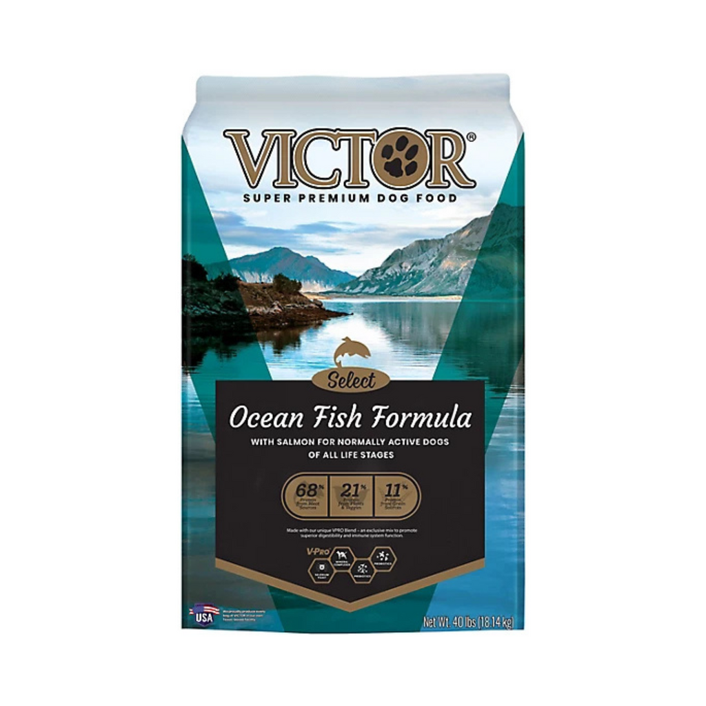 Victor Select Ocean Fish with Salmon Dry Dog Food – Pittsboro Feed