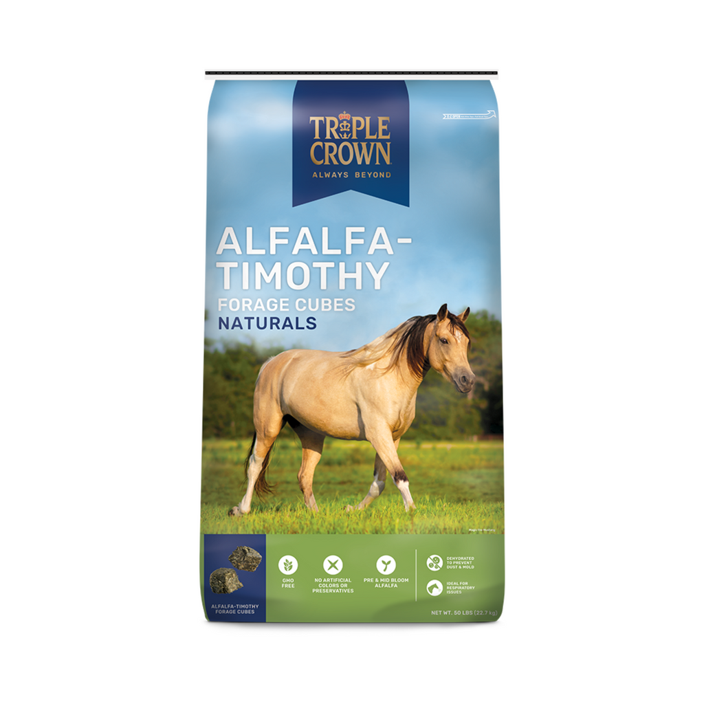 Triple Crown Naturals Alfalfa-Timothy Forage Cubes – Pittsboro Feed