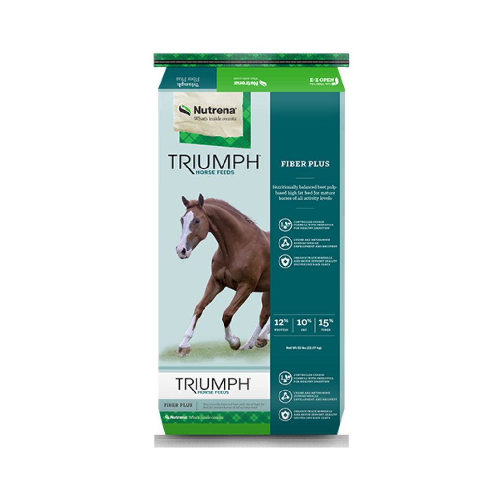 Nutrena Triumph Fiber Plus Horse Feed – Pittsboro Feed
