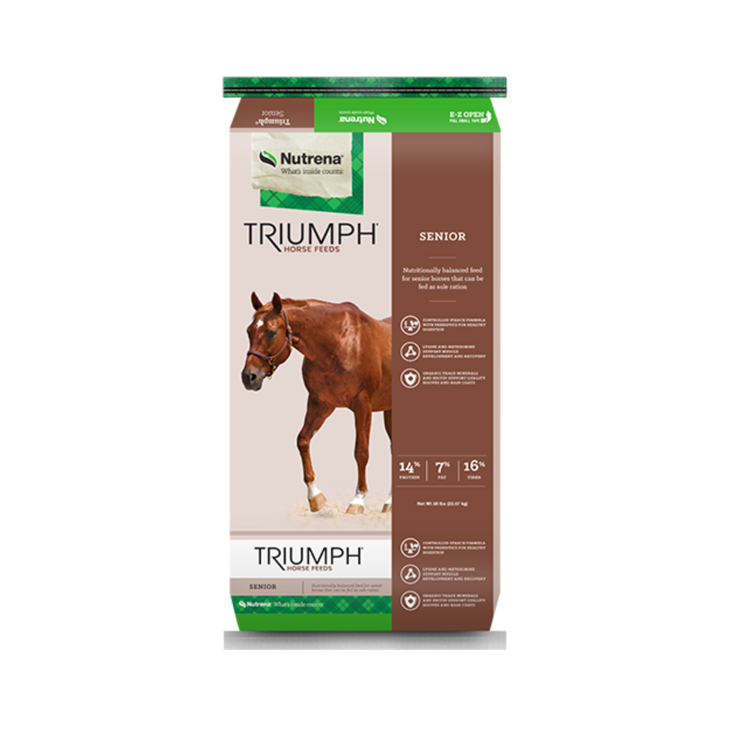 Nutrena Triumph Senior Horse Feed – Pittsboro Feed